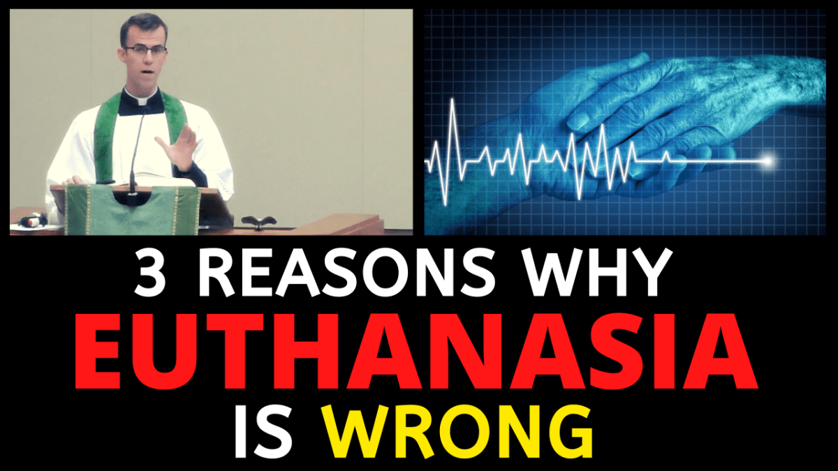 3 Reasons Why Euthanasia is WRONG | Homily for 33rd Sunday Year C ...